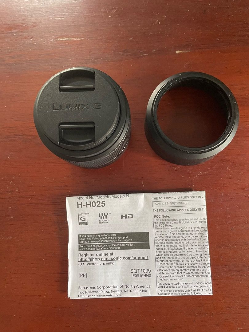 Lumix G 25mm F1.7 Prime Lens for Mirrorless Micro 4/3 Camera ...