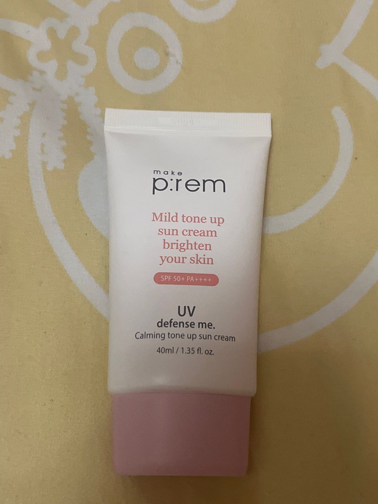 make p:rem Mild tone up sun cream, 美容＆個人護理, 健康及美容 - 皮膚護理, 化妝品 - Carousell