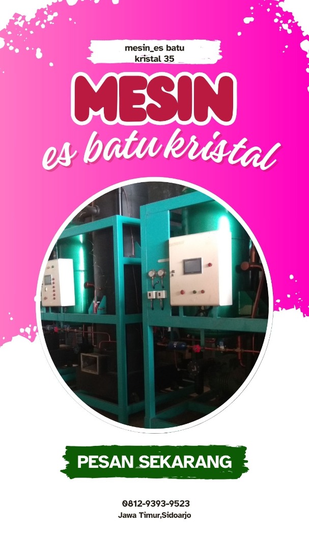 "Mesin Es Kristal Otomatis – Solusi Dingin untuk Usaha Berkembang ...