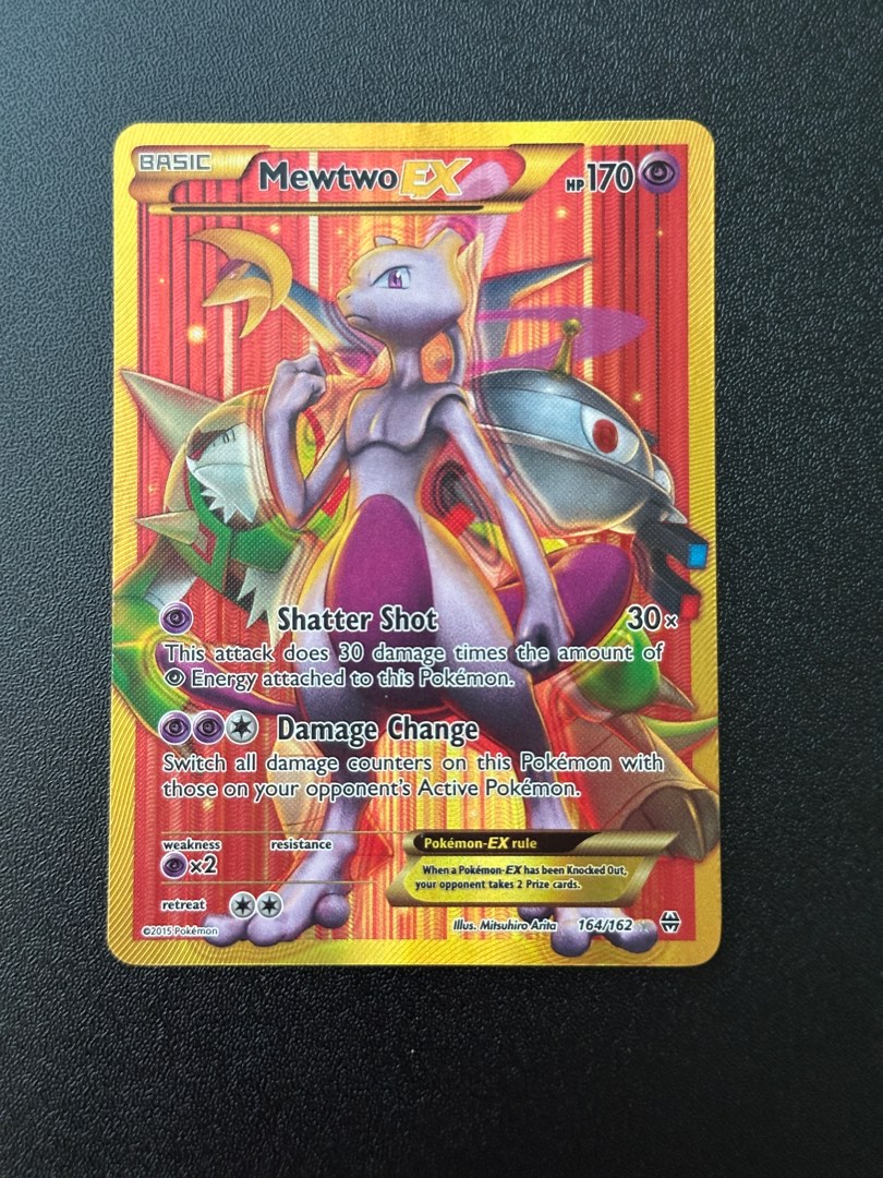 Mewtwo EX 164/162 - BREAKthough - Full Art - Pokemon TCG, 興趣及遊戲, 收藏品及 ...
