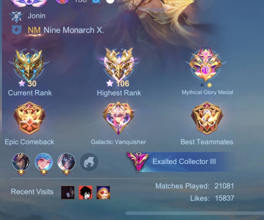 Mobile Legends High Winrate Account, Video Gaming, Video Games, Others ...