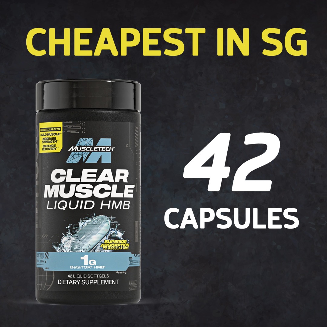 Muscletech Clear Muscle 42s | HMB Betator | Sports Nutrition Post ...