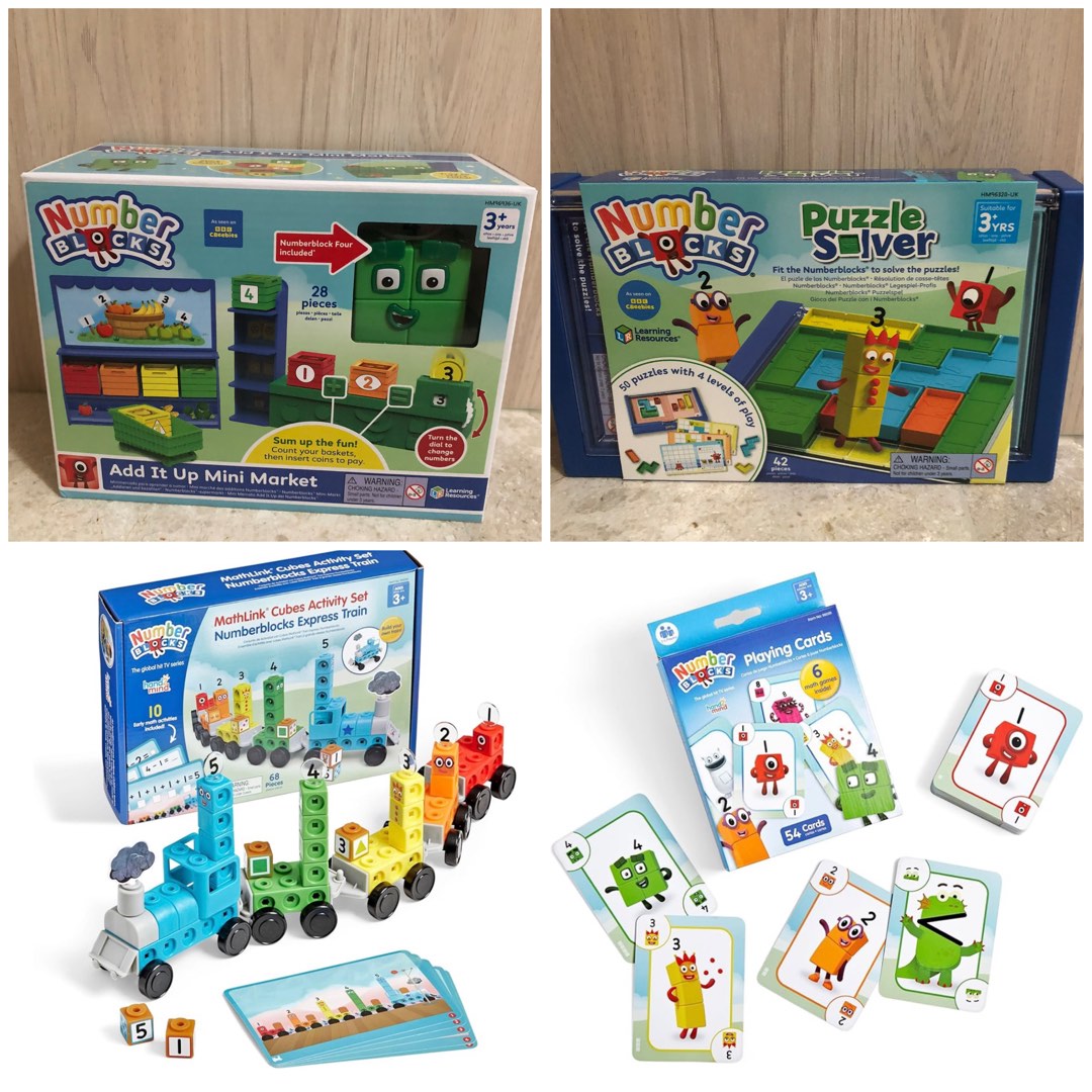 Netflix Number Blocks Educational Toys and board games, Hobbies & Toys ...