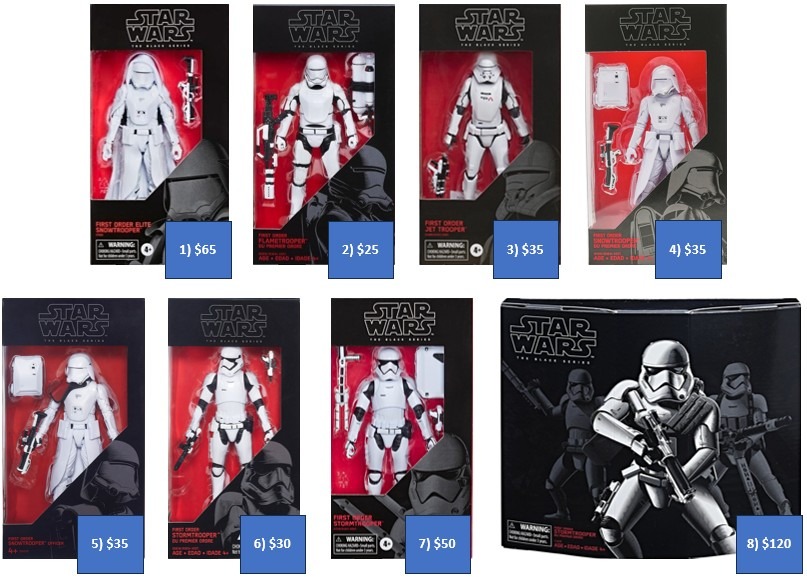 Original Star Wars Action Figures Collection : First Order, Hobbies ...