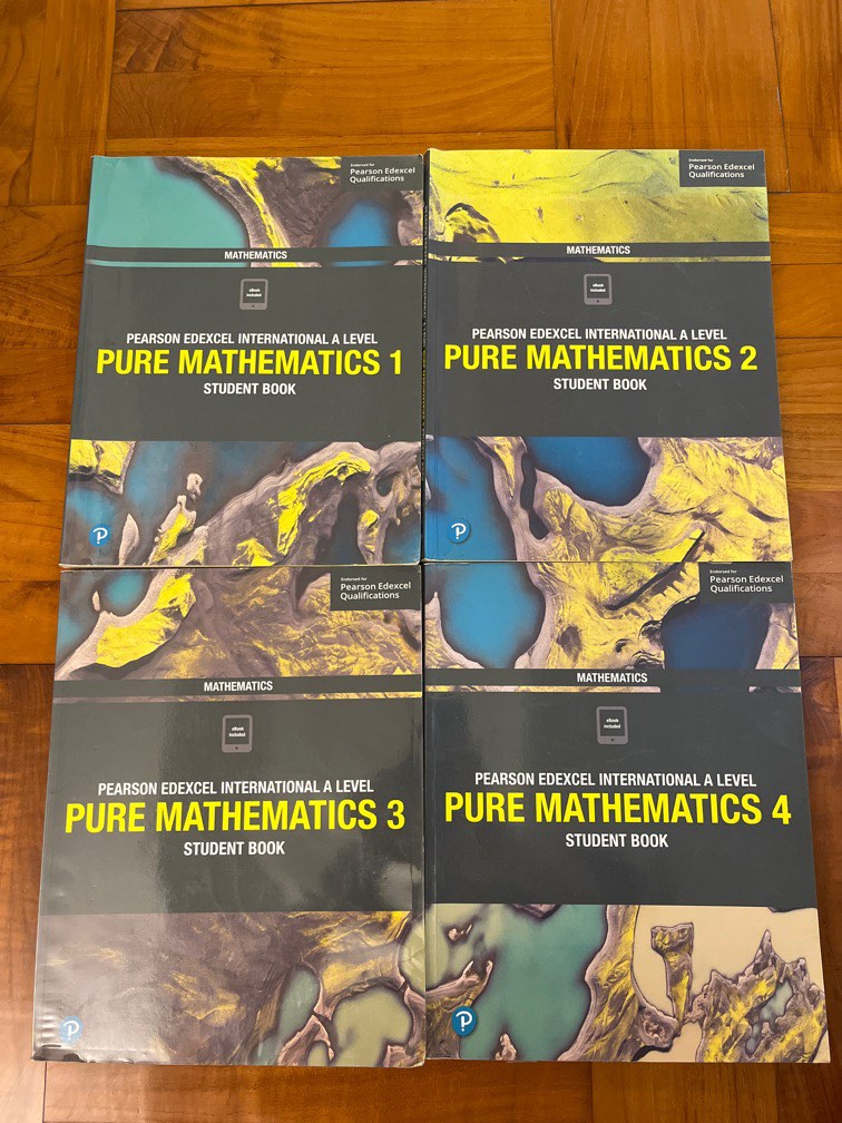 Pearson Edexcel International A Level Pure Mathematics 1/2/3/4 student book, 興趣及遊戲, 書本 & 文具, 教科書 ...