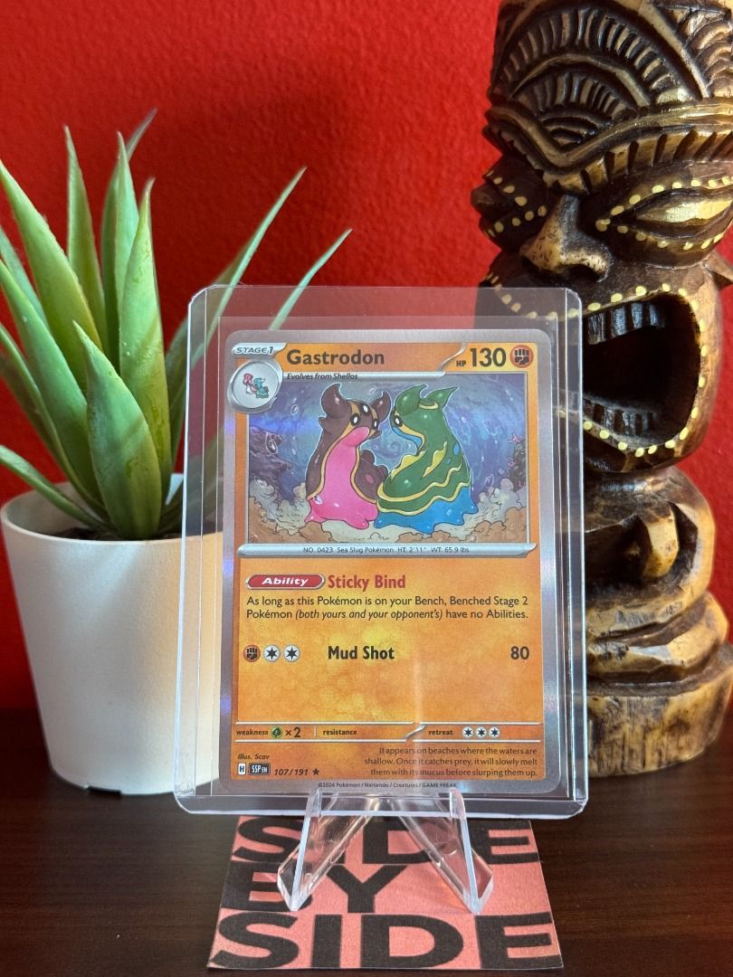 Pokemon TCG Card - Gastrodon (Surging Sparks, #107/191, Rare, Holo ...