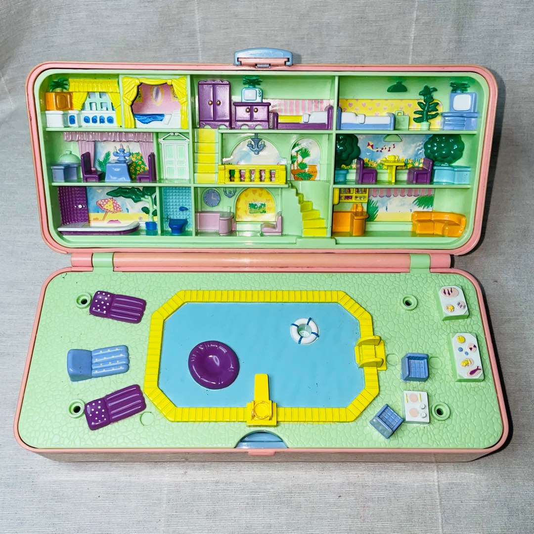 POLLY POCKET 1989 | POOL PARTY PLAYSET BLUEBIRD, Toys & Collectibles ...