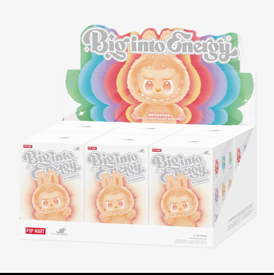 Pick up with Me at Funan!!THE MONSTERS Big into Energy Whole Set Labubu ...