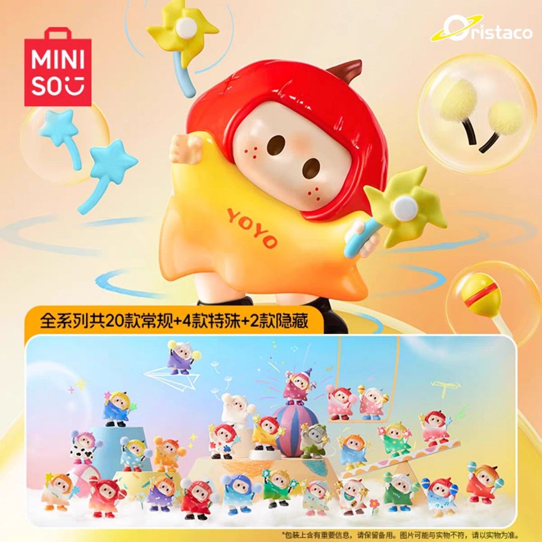 Preorder Confirmed Design Miniso X Yoyo Tilted Head Collection