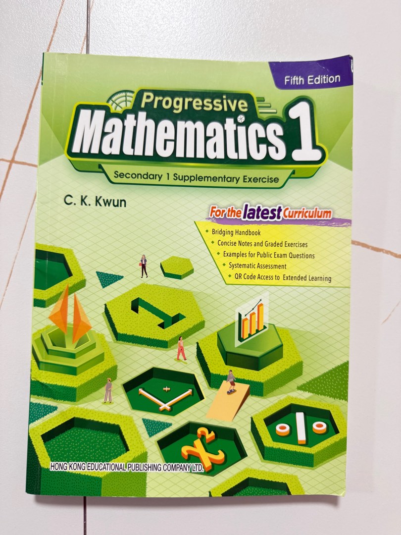 Progressive Mathematics 1 fifth edition, 興趣及遊戲, 書本 & 文具, 教科書 - Carousell