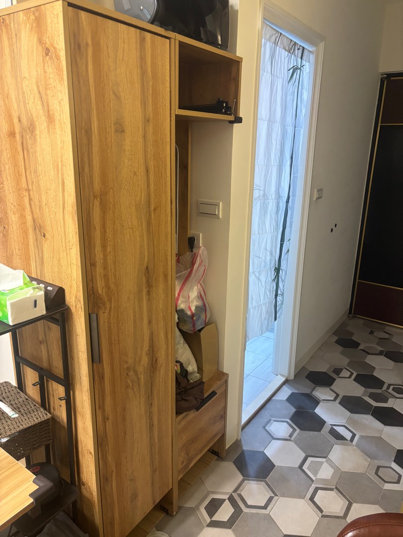 RICHOME SC210 SC208 玄關鏡櫃+高鞋櫃(雙鞋櫃) 書櫃 置物櫃 收納櫃 鞋櫃 玄關 衣帽架, 家具及居家用品, 家具, 其他居家傢俱在旋轉拍賣