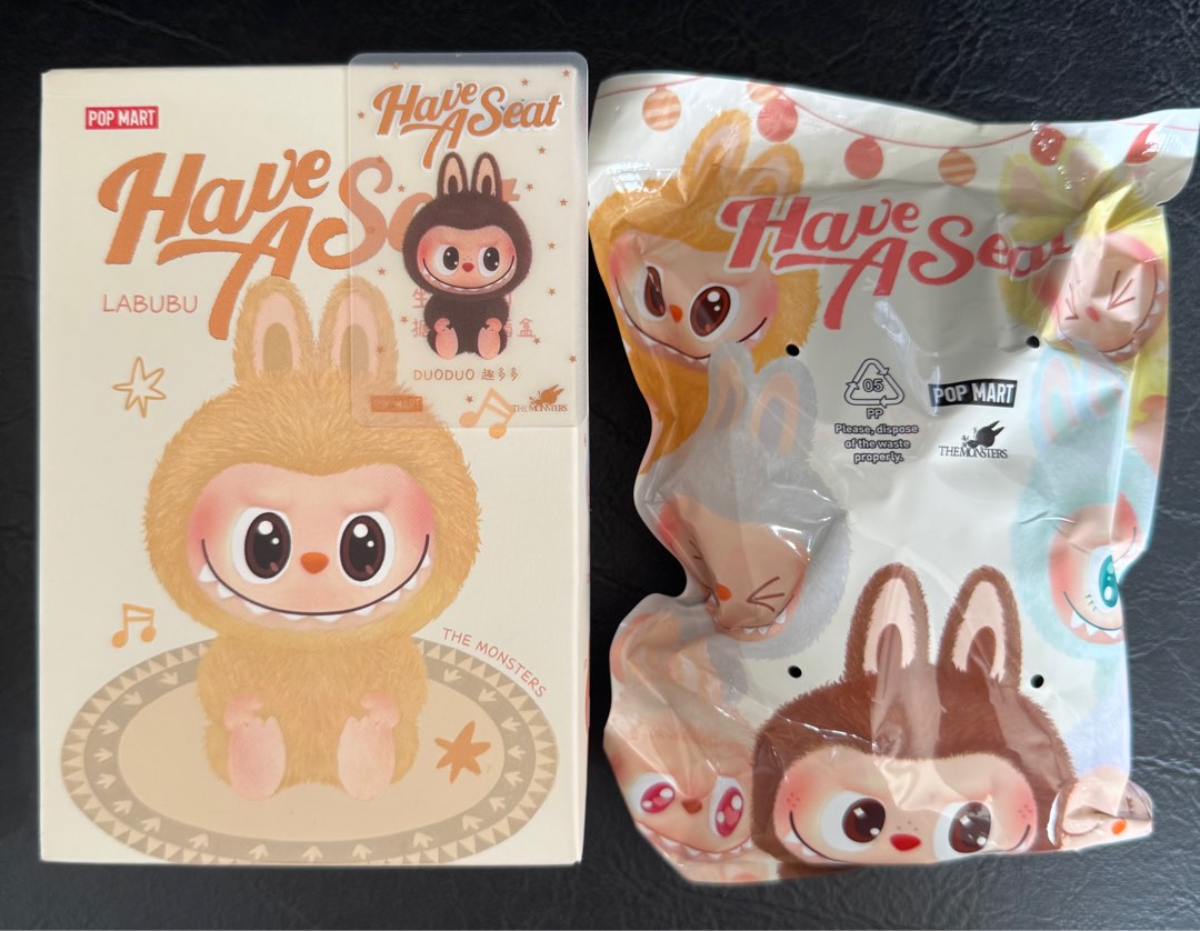 Secret duo duo Labubu have a seat (V2), Hobbies & Toys, Toys & Games on ...