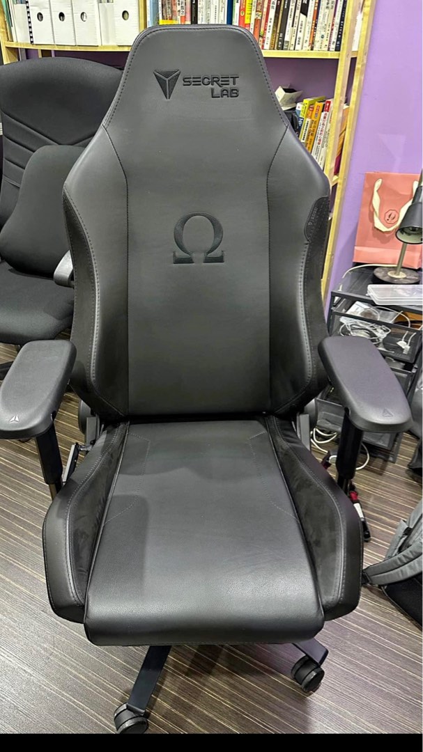 Secretlab Omega (Black edition), Furniture & Home Living, Furniture ...