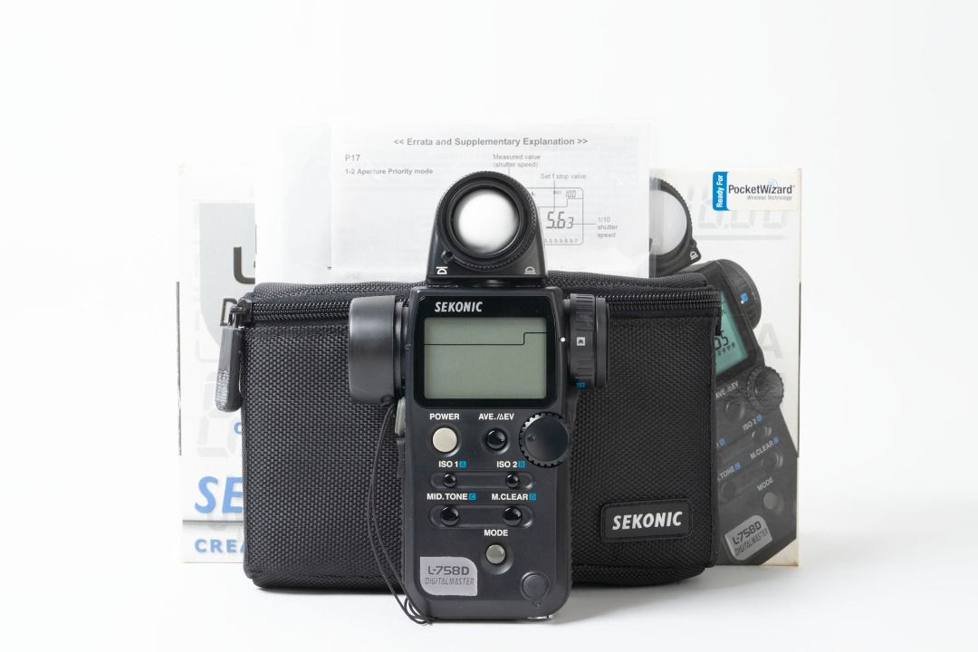 Sekonic L-758D Digitalmaster Light Meter with full packing, 攝影器材, 攝影配件 ...