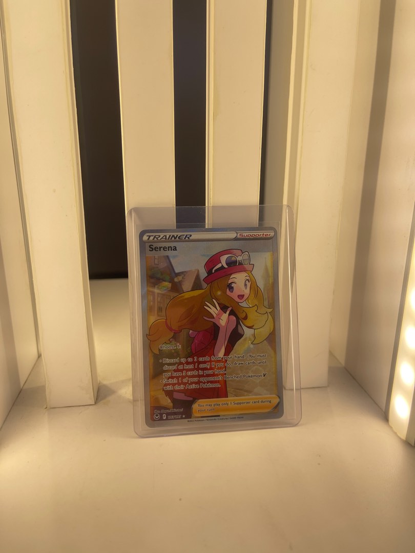 Serena Full Art Trainer Pokemon card, Hobbies & Toys, Toys & Games on ...