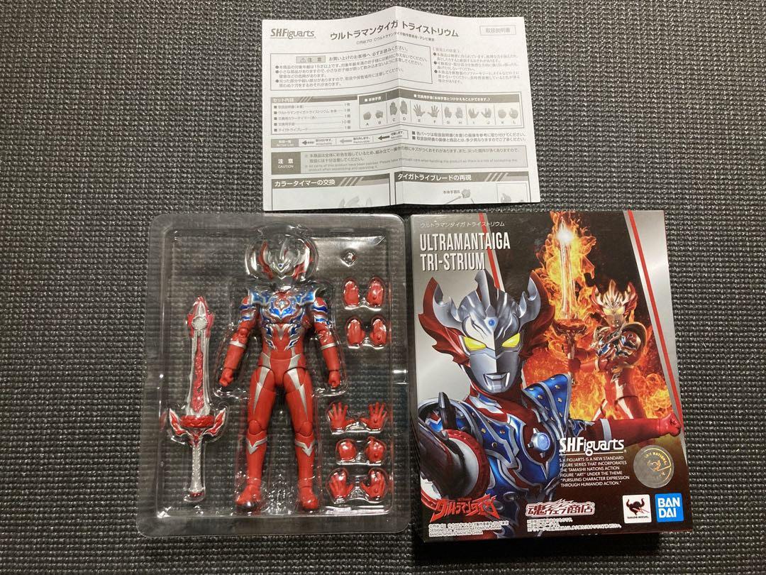 SHF Ultraman Taiga Tri Strium, 興趣及遊戲, 玩具 & 遊戲類 - Carousell
