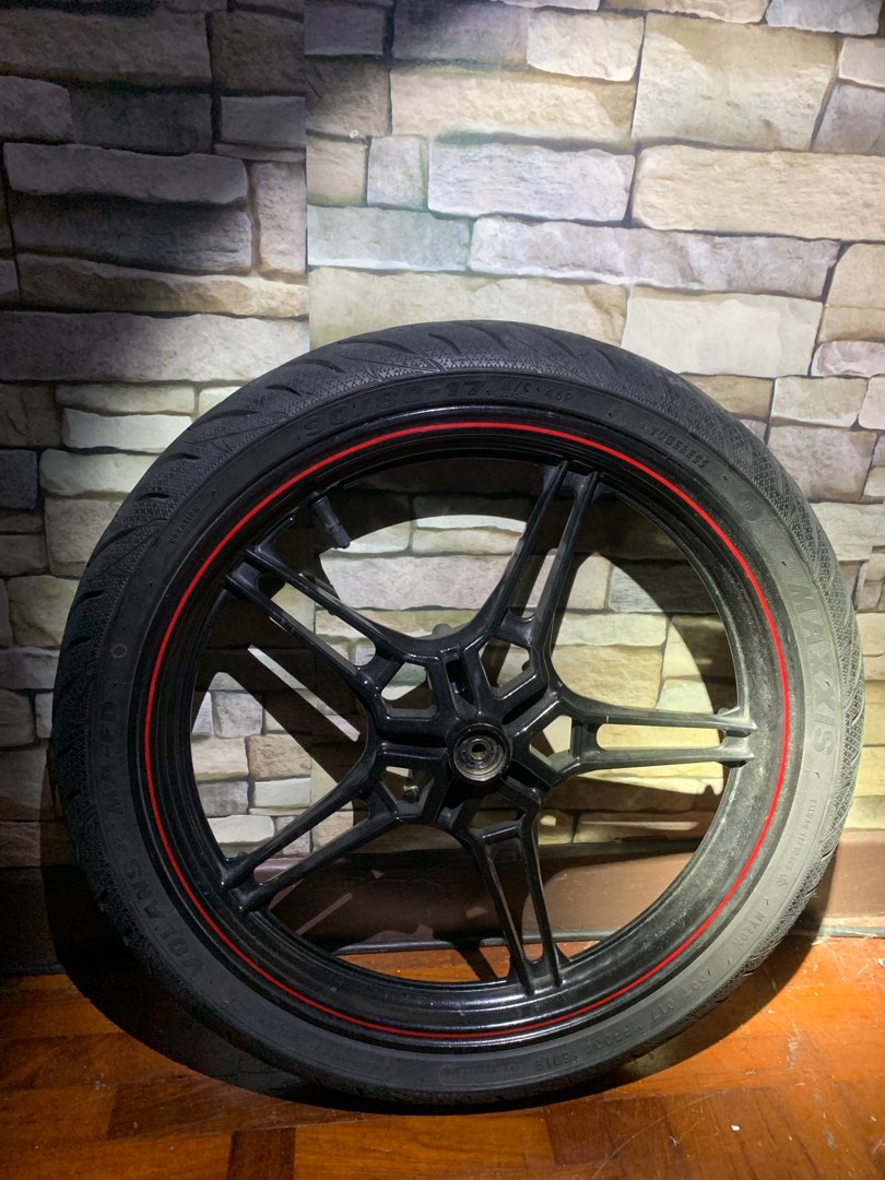 Sniper 150 Stock Rim, Motorcycles, Motorcycle Accessories on Carousell
