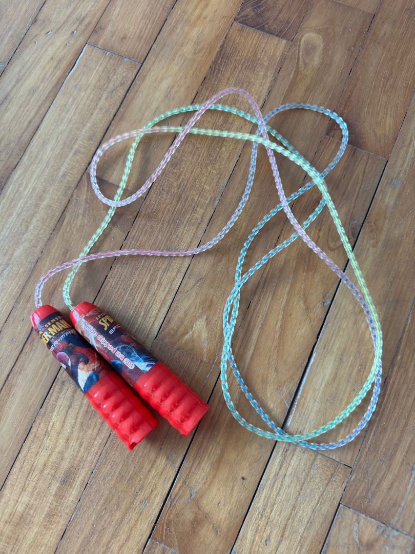 Spider-Man Jump Rope, Hobbies & Toys, Toys & Games on Carousell