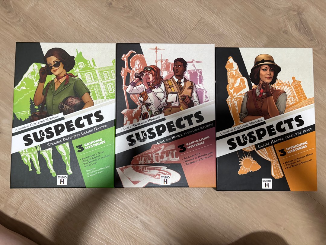 Suspects Board Game, Hobbies & Toys, Toys & Games on Carousell