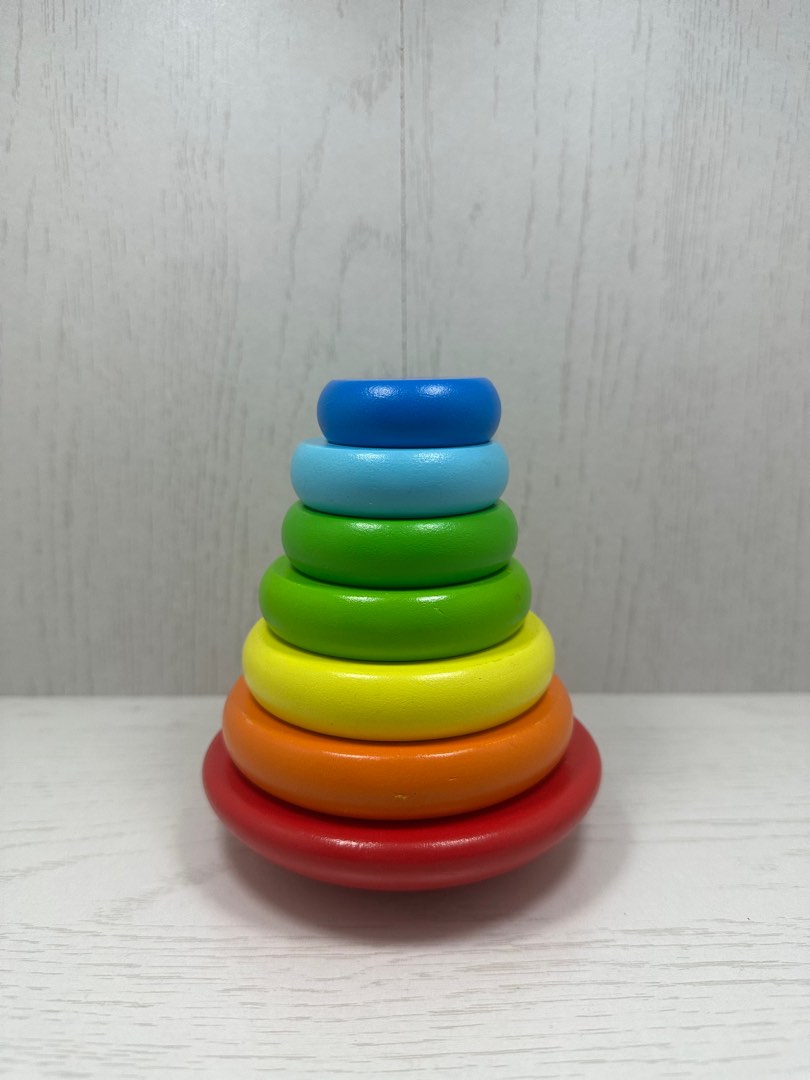 Tidlo Wooden Magnetic Wobbly Stacker, Hobbies & Toys, Toys & Games on ...