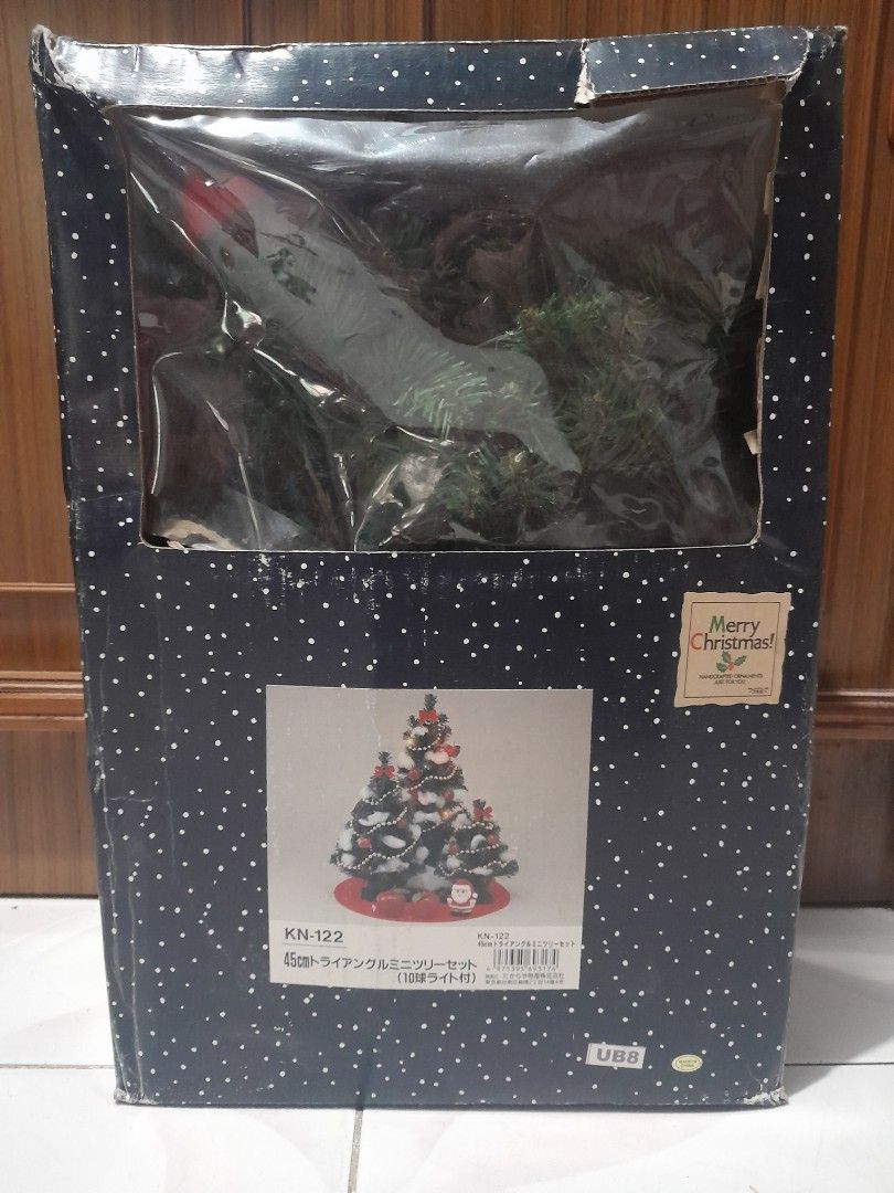 🔹TRIANGLE MINI CHRISTMAS TREE SET 🔹NEW WITH BOX 🔹45CM ANG TAAS 🔹PRICE ...