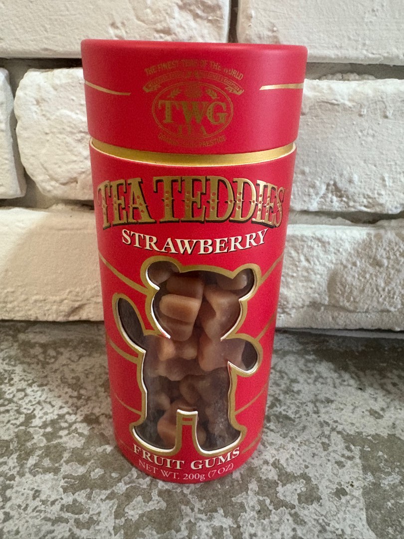 TWG Tea Teddies Strawberry Fruit Gums, Food & Drinks, Other Food ...