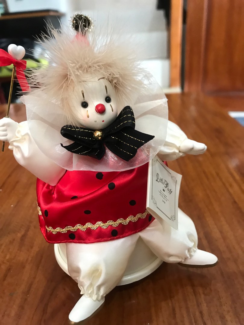 Vintage little puff musical clown, Hobbies & Toys, Memorabilia ...