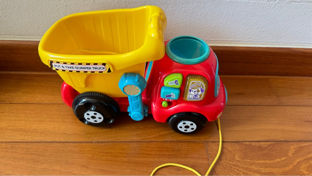 VTech Put & Take Dump Truck, Hobbies & Toys, Toys & Games on Carousell