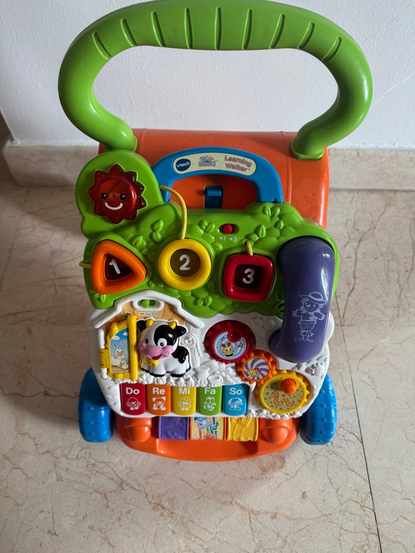 VTech Sit-to-Stand Learning Walker, Babies & Kids, Infant Playtime on ...