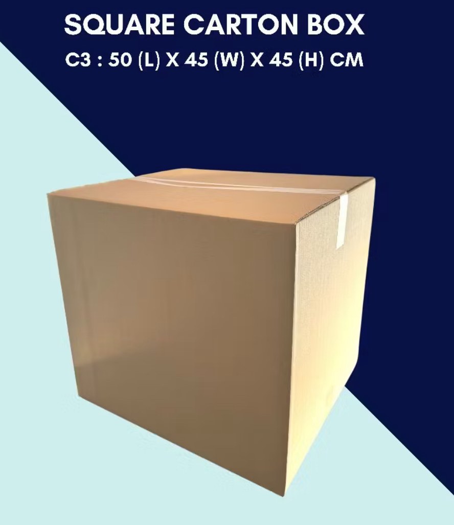 10x used Square Carton Boxes for moving/storage, Furniture & Home ...