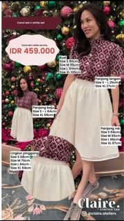 160K One Set Claire by Cynthia tan 1 Set, Fesyen Wanita, Pakaian Wanita ...