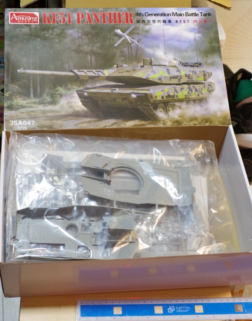 全新-Amusing Hobby-35A047-1/35-KF51 -Panther 4th Generation Main Battle ...