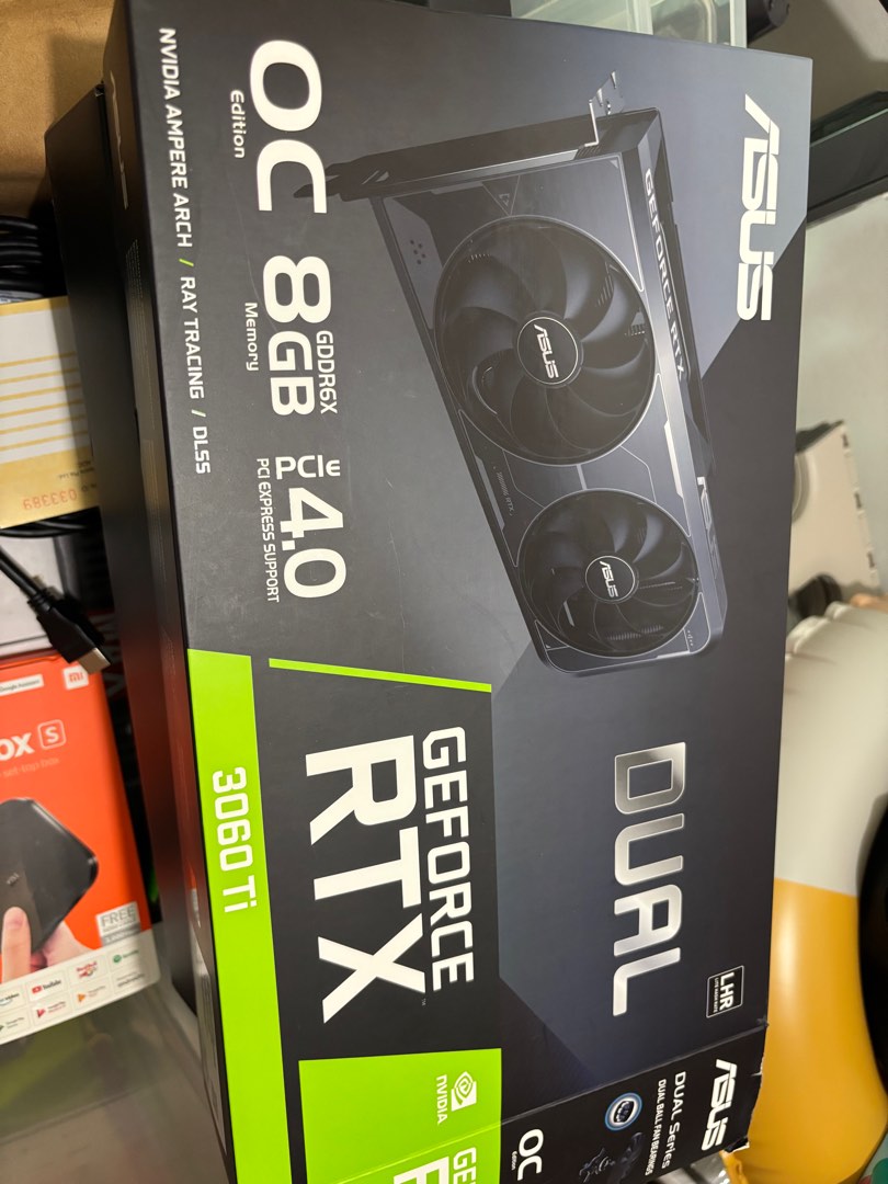 ASUS GeForce RTX 3060 Ti Dual OC 8GB Graphics Card, Computers & Tech ...
