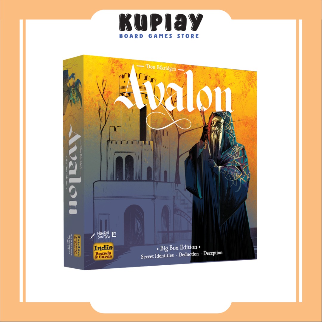 Avalon Big Box (Original) Hidden Roles Deduction board game | Made by ...