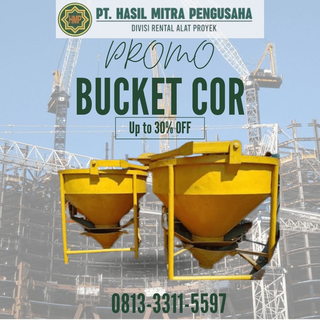Bucket Cor Buton Tengah Provinsi Sulawesi Tenggara | Sewa Bucket Cor ...