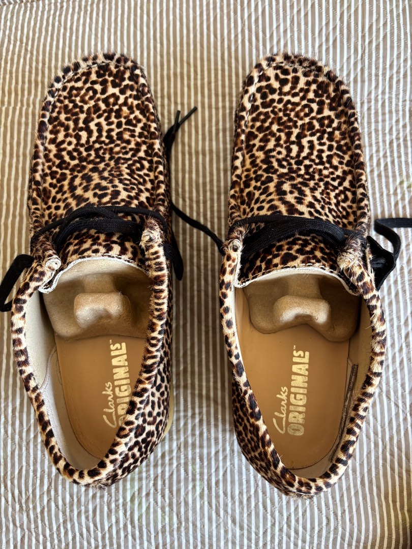 Clarks Originals Leopard Print Wallabee - UK 11, Men's Fashion ...