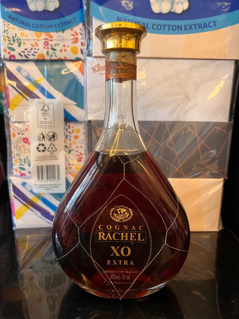 Cognac Rachel XO Extra 700ml, Food & Drinks, Alcoholic Beverages on ...