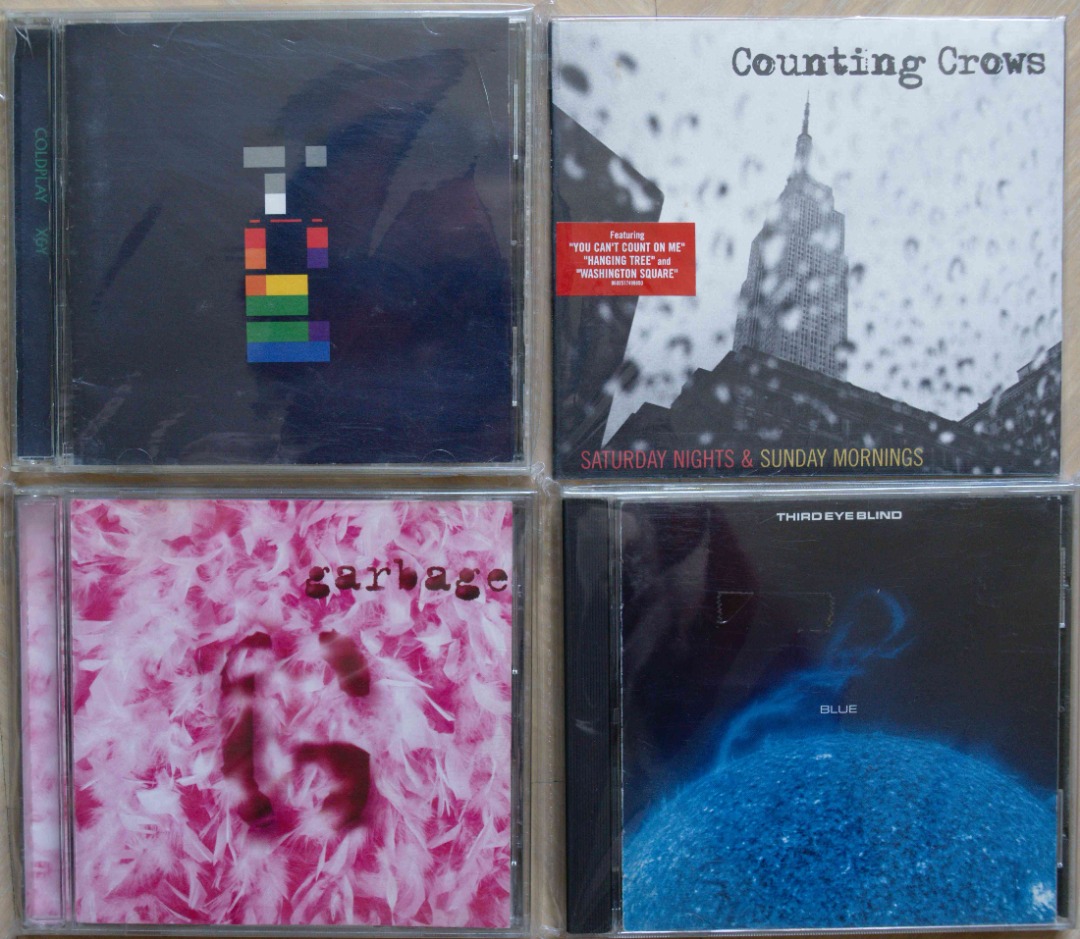 Coldplay, Counting Crows, Garbage, Third Eye Blind, Jars of Clay, Keane ...