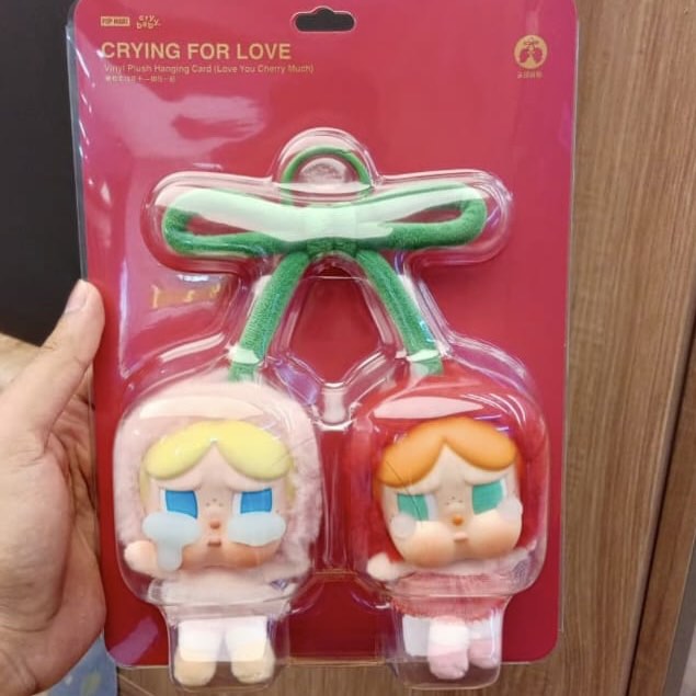 Crying for love pop mart cherry cry baby, Toys & Collectibles, Mainan ...