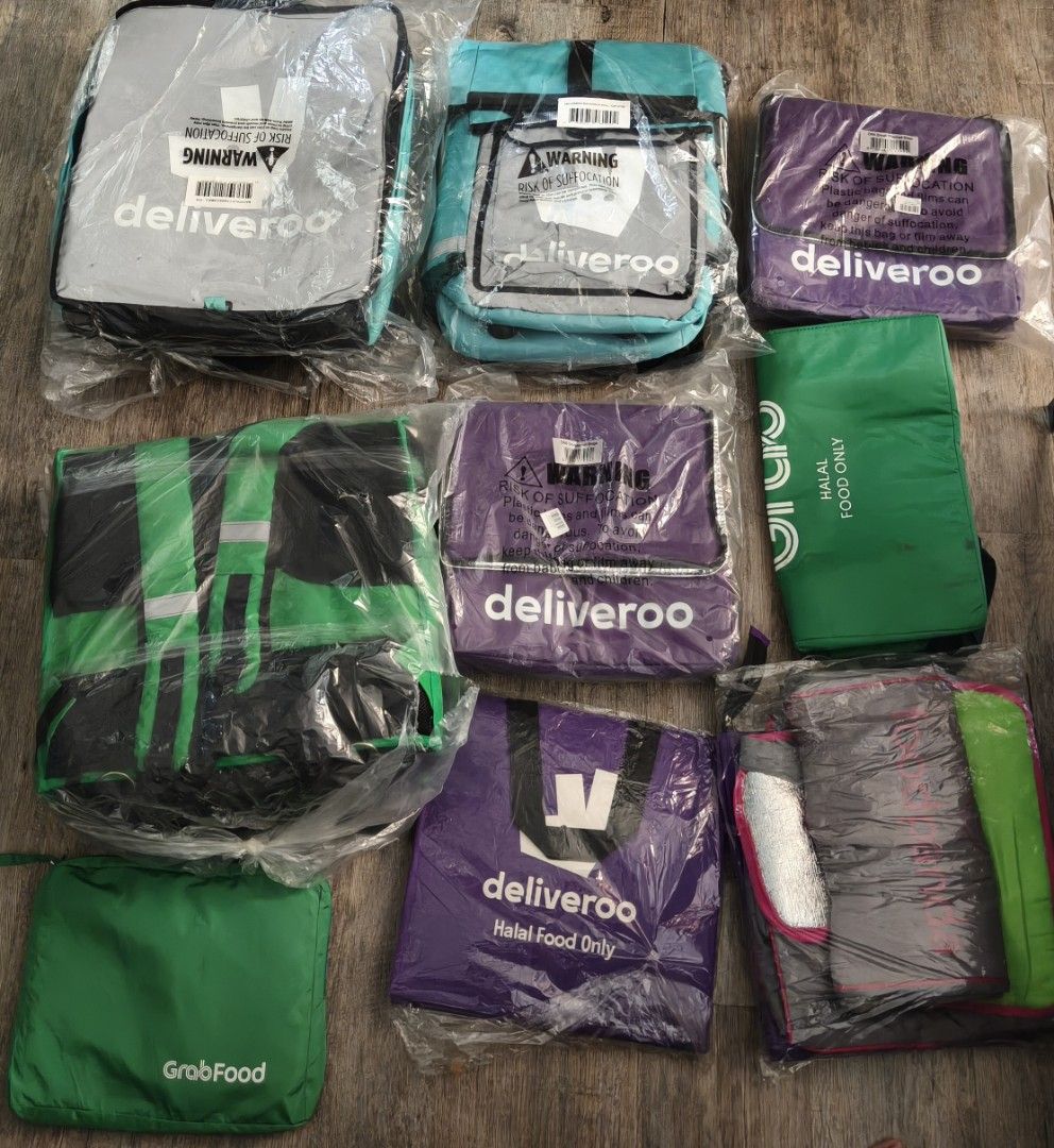 Deliveroo and GrabFood Delivery Bags - Brand New, Motorcycles ...