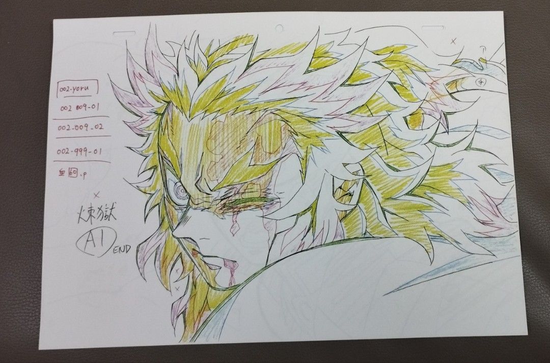 Demon Slayer: Kimetsu no Yaiba Movie: Mugen Train - Fukusei Genga, Set ...