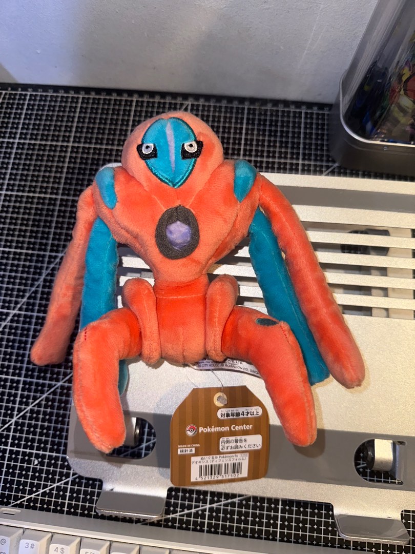 deoxys pokemon center plushie stuffed toy, Hobbies & Toys, Toys & Games ...