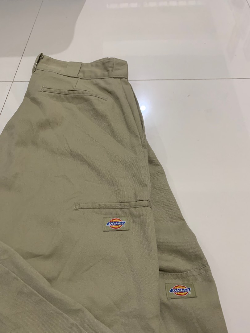 DICKIES DOUBLE PATCH, Men's Fashion, Bottoms, Chinos on Carousell