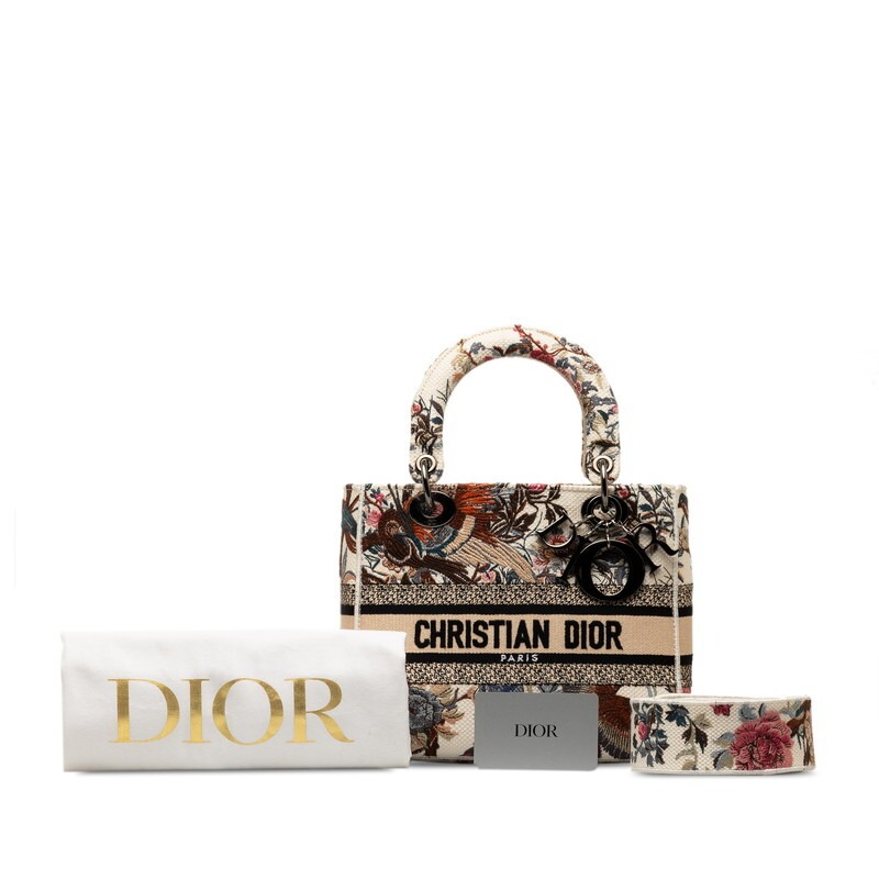 Dior Book Tote Dee-Lite Bird Flower All-over Pattern, Luxury, Bags ...