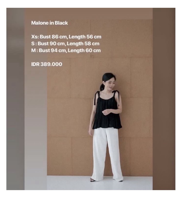 EUNOIA Malone black ruffle top not sissae modelano posh the label this is april, Fesyen Wanita ...