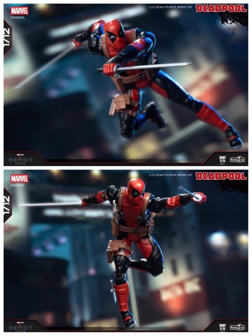 FondJoy - 1:12 MV24202 Deadpool (Comic Version) Plamo Plastic Model Kit ...