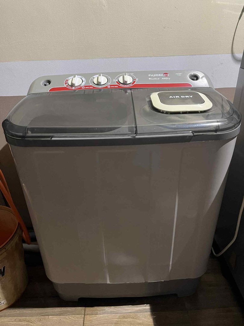 Fujidenzo Twin-tub Washing Machine, TV & Home Appliances, Washing ...