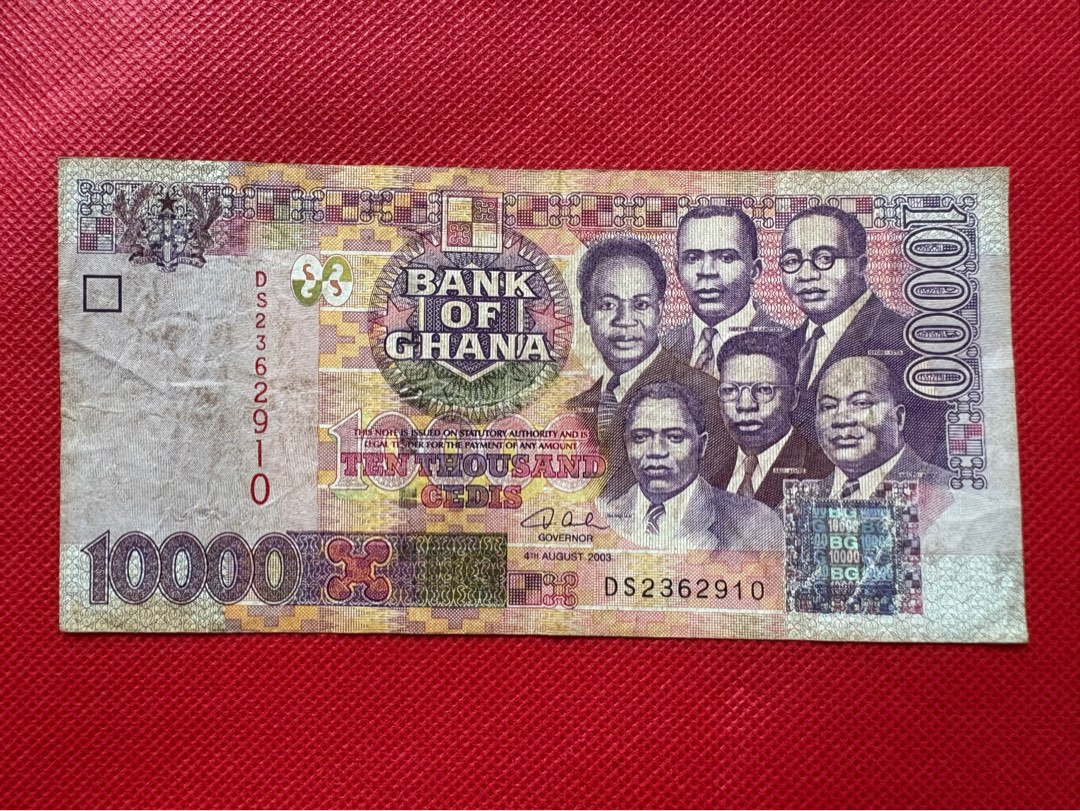 Ghana 10000 Cedis 2003 VF Banknote, Hobbies & Toys, Collectibles ...