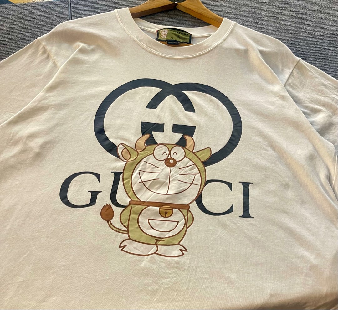 Gucci X Doraemon Chinese New Year (OX Zodiac) RARE shirt , Men's ...