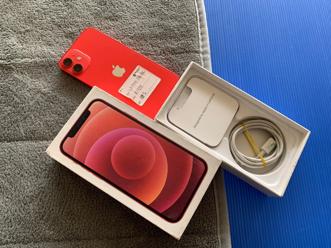 iPhone 12 mini 256gb ex inter beacukai permanen fullset, Telepon ...